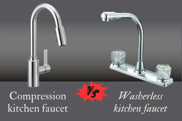 Compression vs Washerless | Which kitchen faucet is Best 1